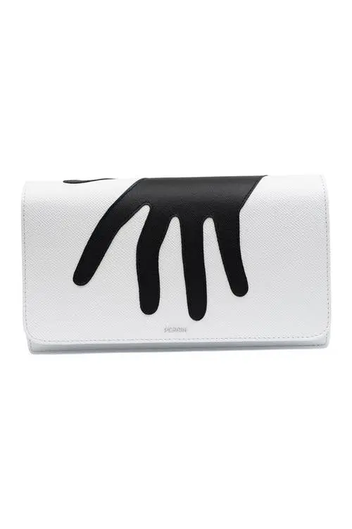 Perrin Prends Moi Xbody/clutch - White|black